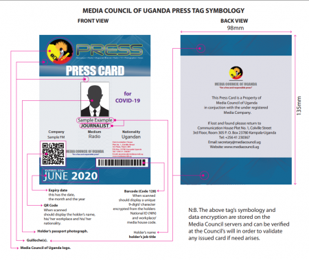Media Council Uganda Press Tag Symbology – Media Council of Uganda